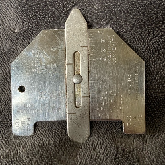 Other | Palmgren Butt Weld Fillet Gauge Concave Convex Measurement Tool ...